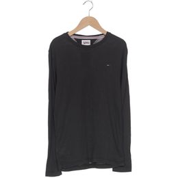 Tommy Jeans Damen Langarmshirt, schwarz, Gr. 38