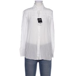 Massimo Dutti Damen Bluse, weiß, Gr. 36