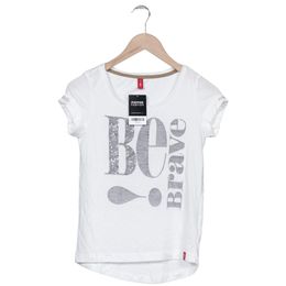 EDC by Esprit Damen T-Shirt, weiß, Gr. 34