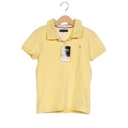 Tommy Hilfiger Damen Poloshirt, gelb, Gr. 140