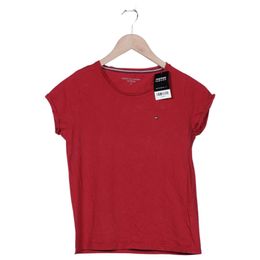 Tommy Hilfiger Damen T-Shirt, rot, Gr. 34