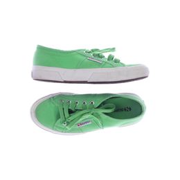 Superga Damen Sneakers, grün, Gr. 36