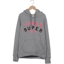 Superdry Damen Kapuzenpullover, grau, Gr. 42