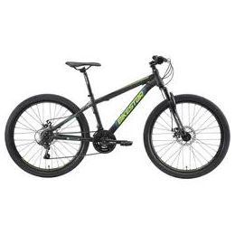 Mountainbike Bikestar Fahrräder Gr. 38cm, 26 Zoll (66,04cm), schwarz für Damen und Herren, Kettenschaltung