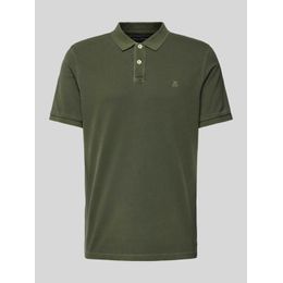 Marc O'Polo Regular Fit Poloshirt mit Label-Stitching