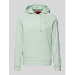 Hugo Hoodie mit Label-Stitching Modell 'Tonal'