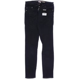 PLEASE Damen Jeans, schwarz, Gr. 0