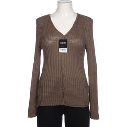 hessnatur Damen Strickjacke, grün, Gr. 38