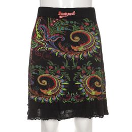 Desigual Damen Rock, schwarz, Gr. 42