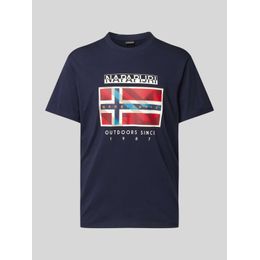 Napapijri T-Shirt mit Rundhalsausschnitt Modell 'BIG FLAG'