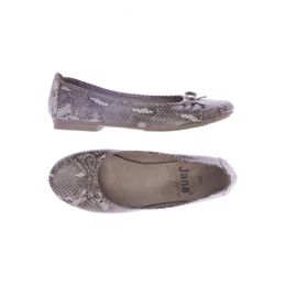 Jana Damen Ballerinas, braun, Gr. 37