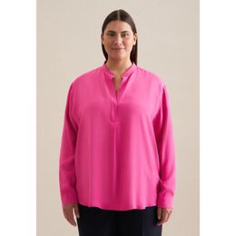 Seidensticker Klassische Bluse »Schwarze Rose« Tunika Uni pink 3XL (46) 3XL (46) Passform: Regular