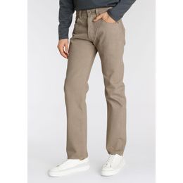 Levi's 5-Pocket-Jeans LEVI'S "501 VI'S ORIG" Gr. 31, Länge 32, beige (tan garment dye) Herren Jeans mit Markenlabel