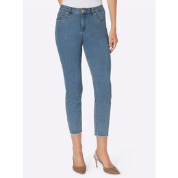 5-Pocket-Jeans Heine Gr. 40, Normalgrößen, blau (blue, bleached) Damen Jeans