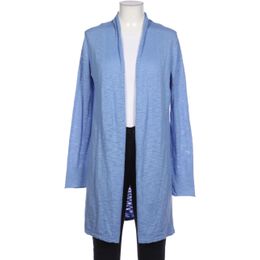 hessnatur Damen Strickjacke, blau, Gr. 38