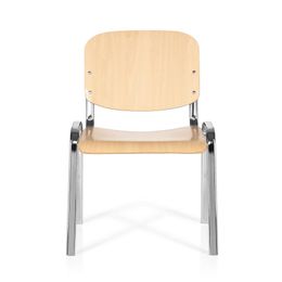 hjh OFFICE Vierfu&szlig;stuhl XT 600 C H Holz