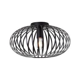 Brilliant Bremen Deckenleuchte 40cm schwarz 1x A60, E27, 40W, geeignet f&uuml;r Normallampen (nicht enthalten)