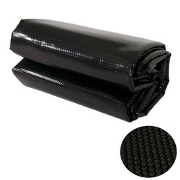 MCW Pool-Abdeckung W&auml;rmeplane Abdeckplane Solarplane Solarabdeckung, St&auml;rke: 200 &micro;m ~ rund 4,57m schwarz