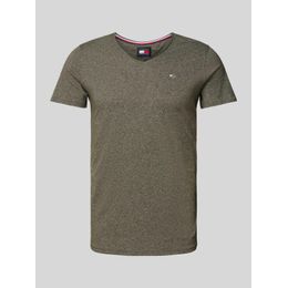 Tommy Jeans T-Shirt mit Label-Stitching