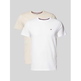 Tommy Jeans T-Shirt mit Label-Stitching