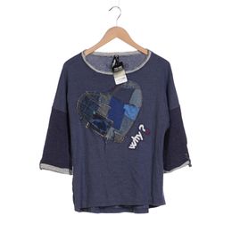 Desigual Damen Sweatshirt, blau, Gr. 42