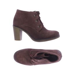 Buffalo London Damen Stiefelette, bordeaux, Gr. 38