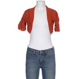 Tom Tailor Denim Damen Strickjacke, orange, Gr. 34