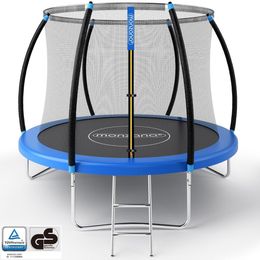 Casaria monzana® Trampolin Ø244cm Sicherheitsnetz innen TÜV GS