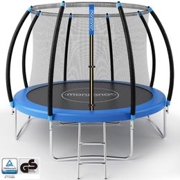 Casaria monzana® Trampolin Ø305cm Sicherheitsnetz innen TÜV GS