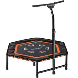 Casaria monzana® Fitness Trampolin MZFT120 Schwarz Ø120x35cm