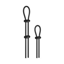 EIS Penisring-Set aus Silikon, 2 Teile