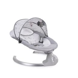 Cangaroo Babywippe Ari Musikfunktion Timer Fernbedienung Moskitonetz Bluetooth grau