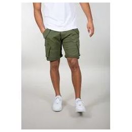 Shorts Alpha Industries "Alpha Industries Men - Combat Short" Gr. 33, Normalgrößen, grün (dark olive) Herren Hosen