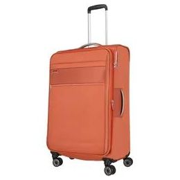 Travelite Reisekoffer Miigo Trolley 77 cm erweiterbar 4 Rollen 90 l - Orange