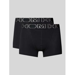 HOM Boxershorts mit elastischem Label-Bund im 2er-Pack