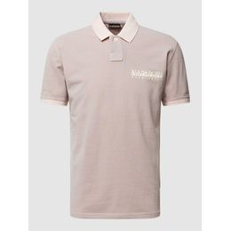 Napapijri Poloshirt mit Label-Details Modell 'MERIBE'