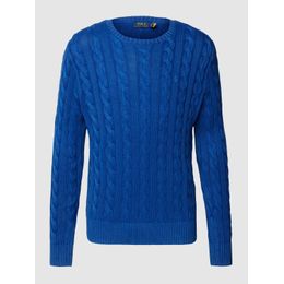 Polo Ralph Lauren Strickpullover aus Baumwolle mit Zopfmuster