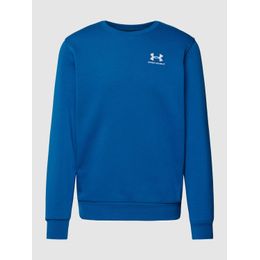 Under Armour Sweatshirt mit Label-Print Modell 'Essential'