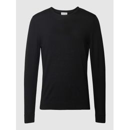 Calvin Klein Strickpullover mit Logo-Stitching Modell 'SUPERIOR'