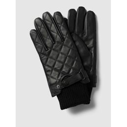 Barbour Handschuhe mit verstellbarem Riegel Modell 'QUILTED'