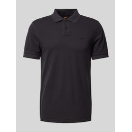 BOSS Orange Slim Fit Poloshirt mit kurzer Knopfleiste Modell 'Prime'