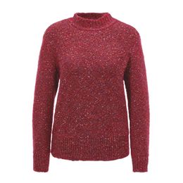 GOLDNER Pullover Damen Gr&ouml;&szlig;e 7XL mischfarben / weinrot