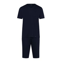 Hanro Short Pajamas 'Night Selection' male Blue size M