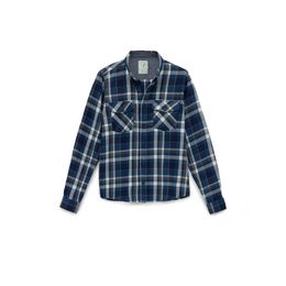 By Diess Collection Hemd Jungen Größe 166/176 indigo / grau / weiß