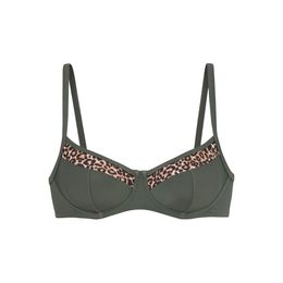 Lascana Bikini Top female Green size 38