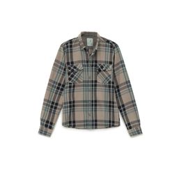 By Diess Collection Hemd Jungen Gr&ouml;&szlig;e 154/164 beige / t&uuml;rkis / grau
