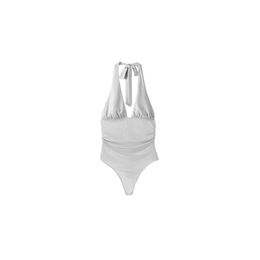 Bershka Shirt Bodysuit female Silver size XS