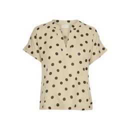 Kaffe Bluse 'Ano' Damen Größe XS beige / schwarz