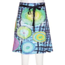 Desigual Damen Rock, blau, Gr. 38