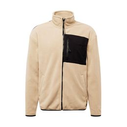 Blend Fleecejacke Herren Gr&ouml;&szlig;e M sand / schwarz
